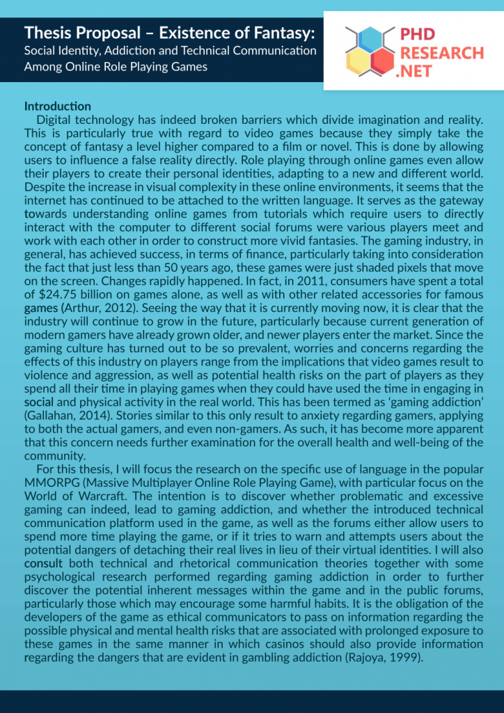 Well-Written PhD Research Proposal Sample Well-Written PhD Research Proposal Sample
